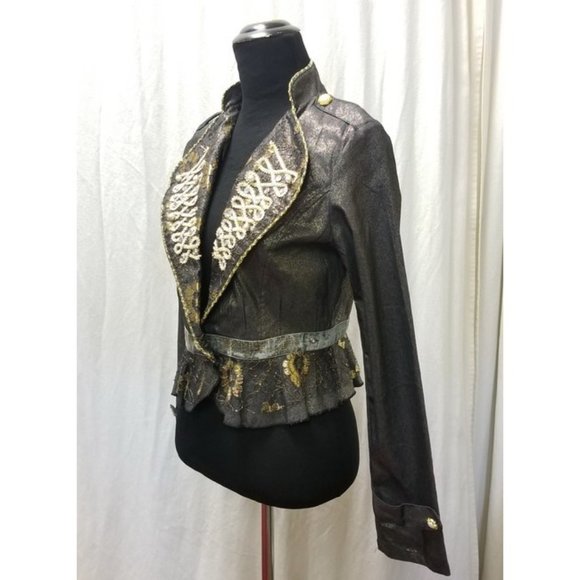 Grifflin Paris | Jackets & Coats | Grifflin Metallic Vintage Art ...